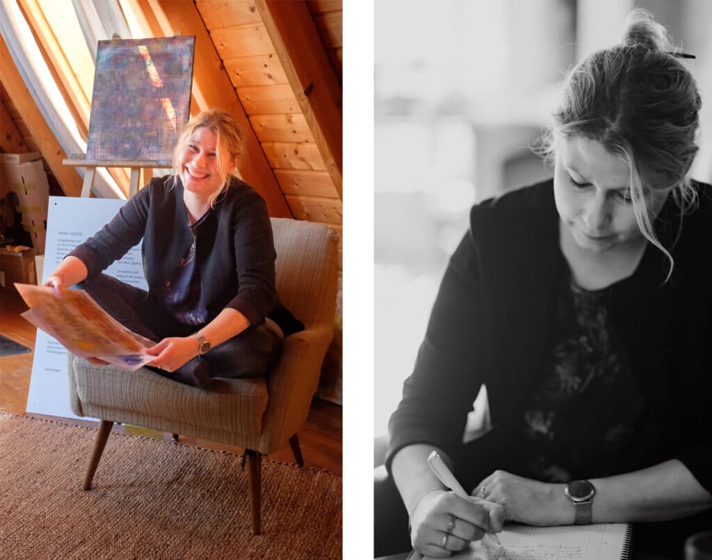 Blick ins Atelier - News - sarah-weber.net